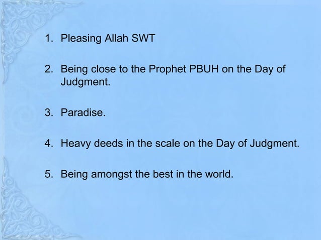 Good manners in Islam | PPT | Islam | Religion & Spirituality