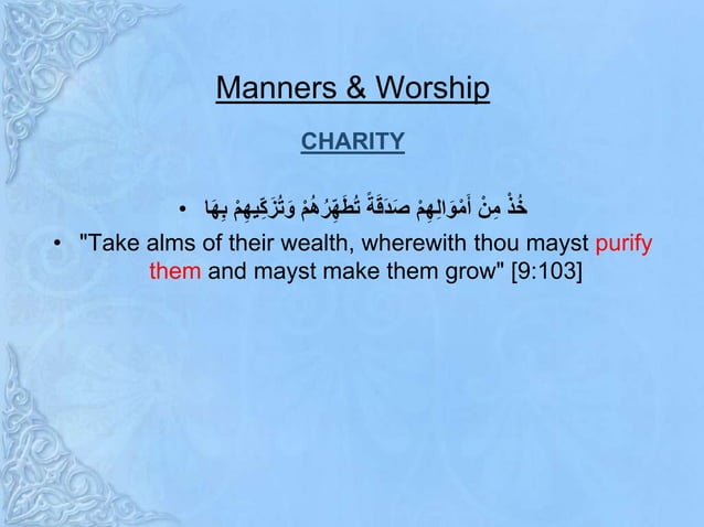 Good manners in Islam | PPT | Islam | Religion & Spirituality