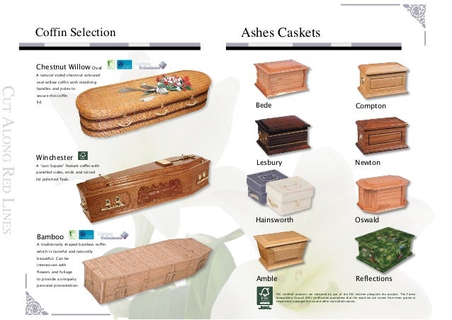 Coffins & Casket Range via Howard Goodman Funeral Homes!