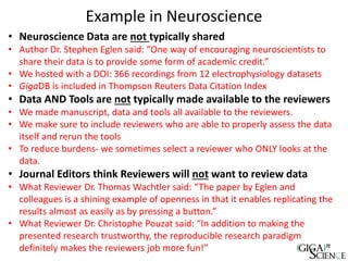Laurie Goodman at #SSPBoston: Article+Data+Tools Reproducibility, Reuse ...