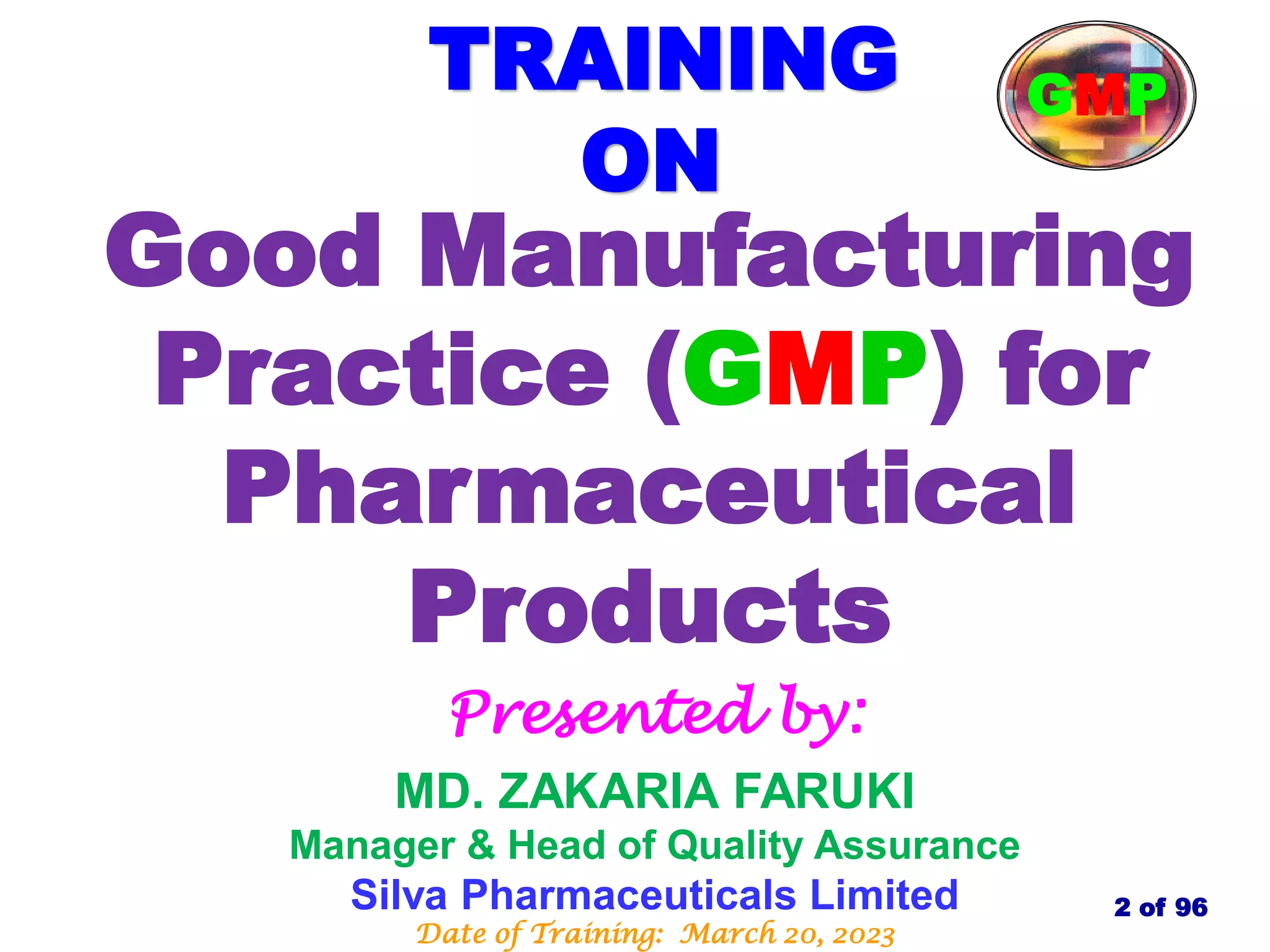 Good Manufacturing Practice for Pharmaceutical Products.pdf