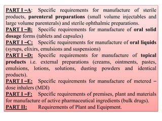 Good manufacturing practice (gmp) | PDF