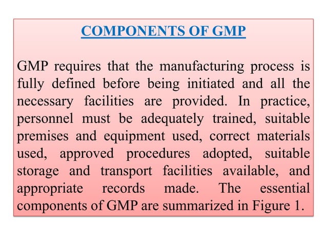 Good manufacturing practice (gmp) | PDF | Recalls | Consumer Issues