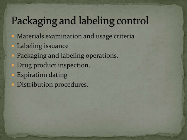 Good manufacturing practice pdf | PPTX | Manufacturing Industry ...