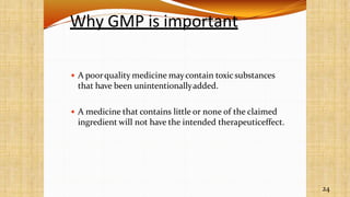 Good Manufacturing Practices | PPTX