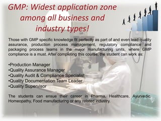 Good manufacturing practices | PPT