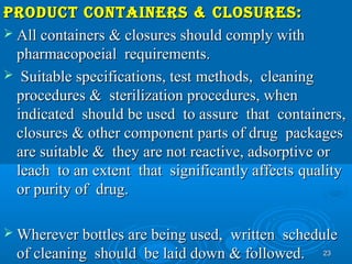 Good manufacturing practices | PPT