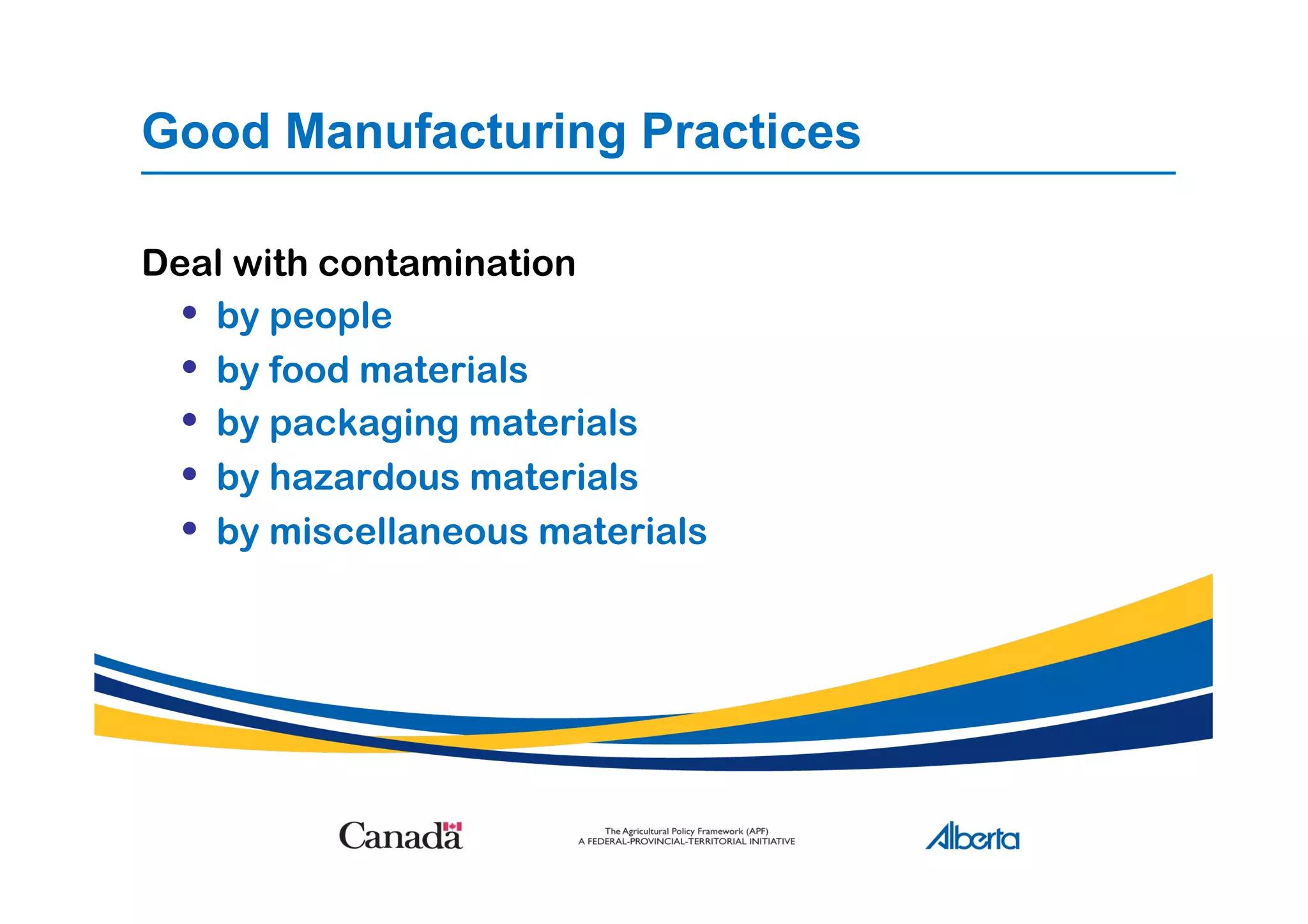 Good Manufacturing Practices | PDF