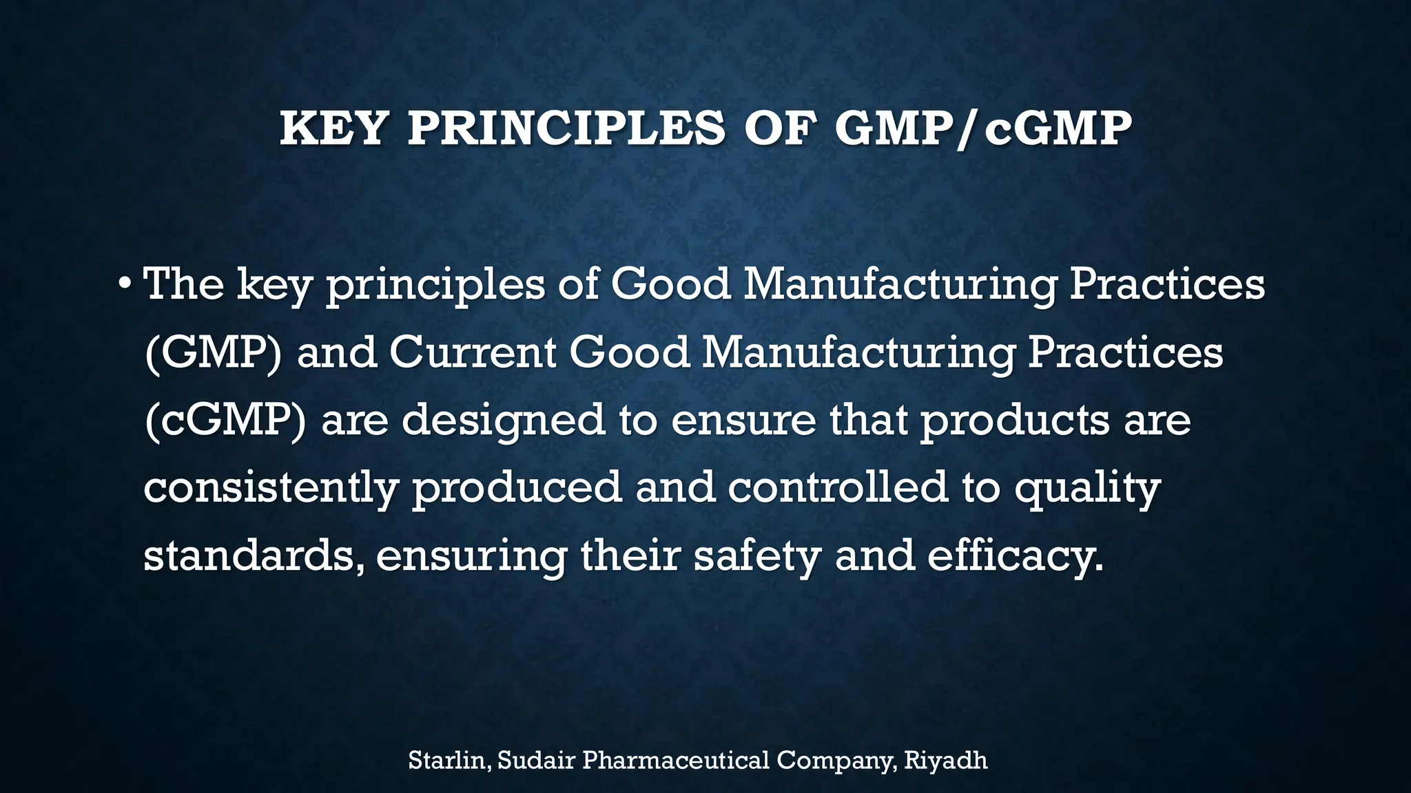 Good Manufacturing Practices in pharmaceuticals | PDF