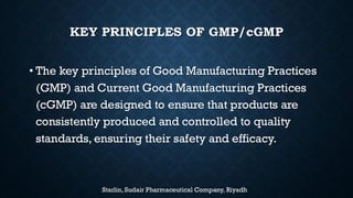 Good Manufacturing Practices in pharmaceuticals | PDF
