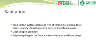 Good Manufacturing Practices - Food satefy | PPTX