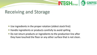 Good Manufacturing Practices - Food satefy | PPTX