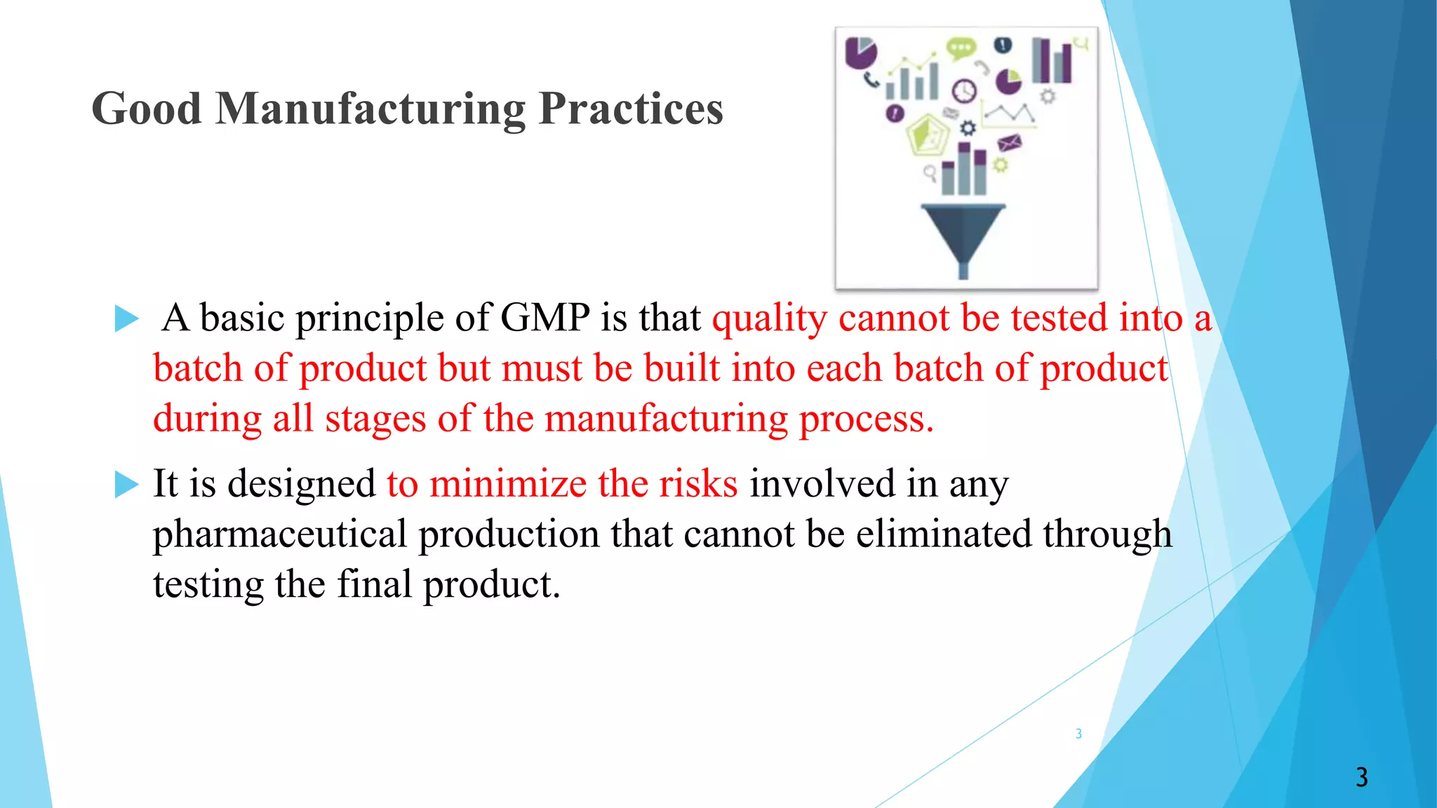 Good manufacturing practices (GMP) | PPTX