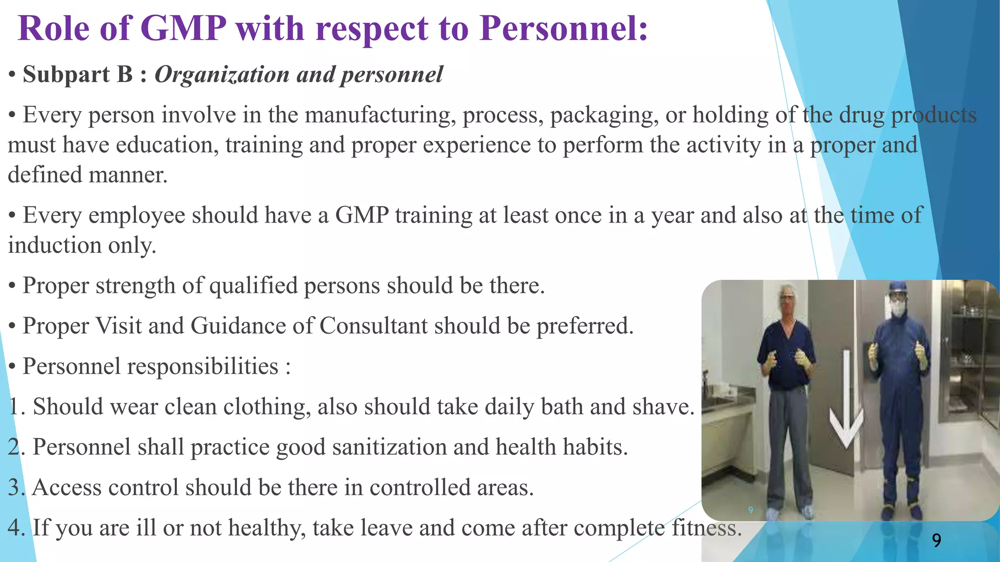 Good manufacturing practices (GMP) | PPTX