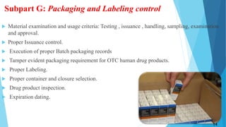 Good manufacturing practices (GMP) | PPTX