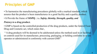 Good manufacturing practices (GMP) | PPTX