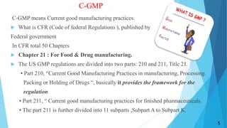 Good manufacturing practices (GMP) | PPTX