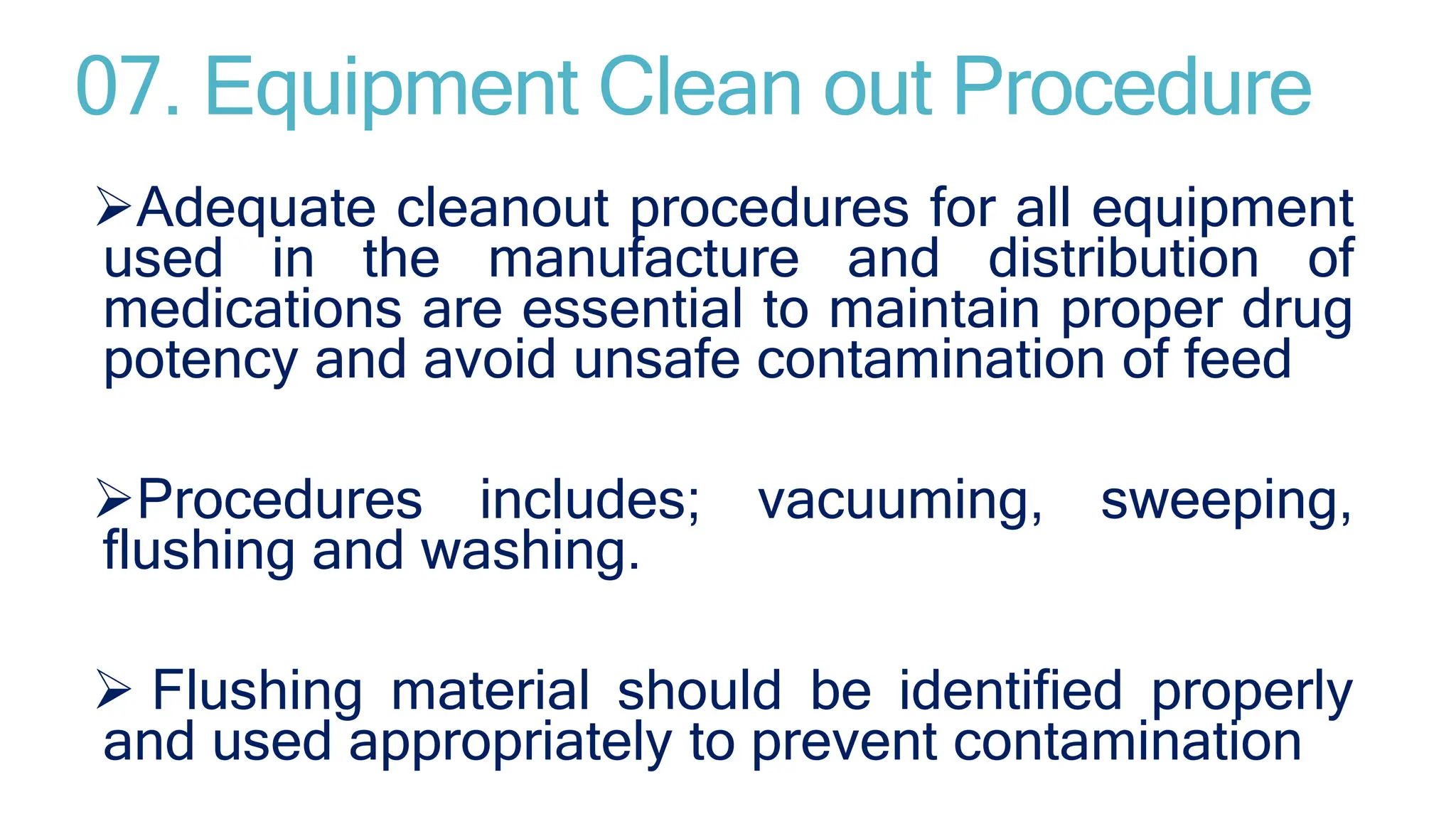 Good Manufacturing Practices (GMPs) in Feed plant | PPTX