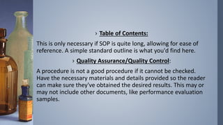 Good manufacturing practices & standard operating procedure | PPT