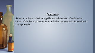 Good manufacturing practices & standard operating procedure | PPT