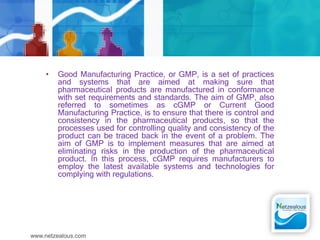 Good Manufacturing Practice Training | PPT