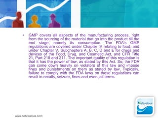 Good Manufacturing Practice Training | PPT