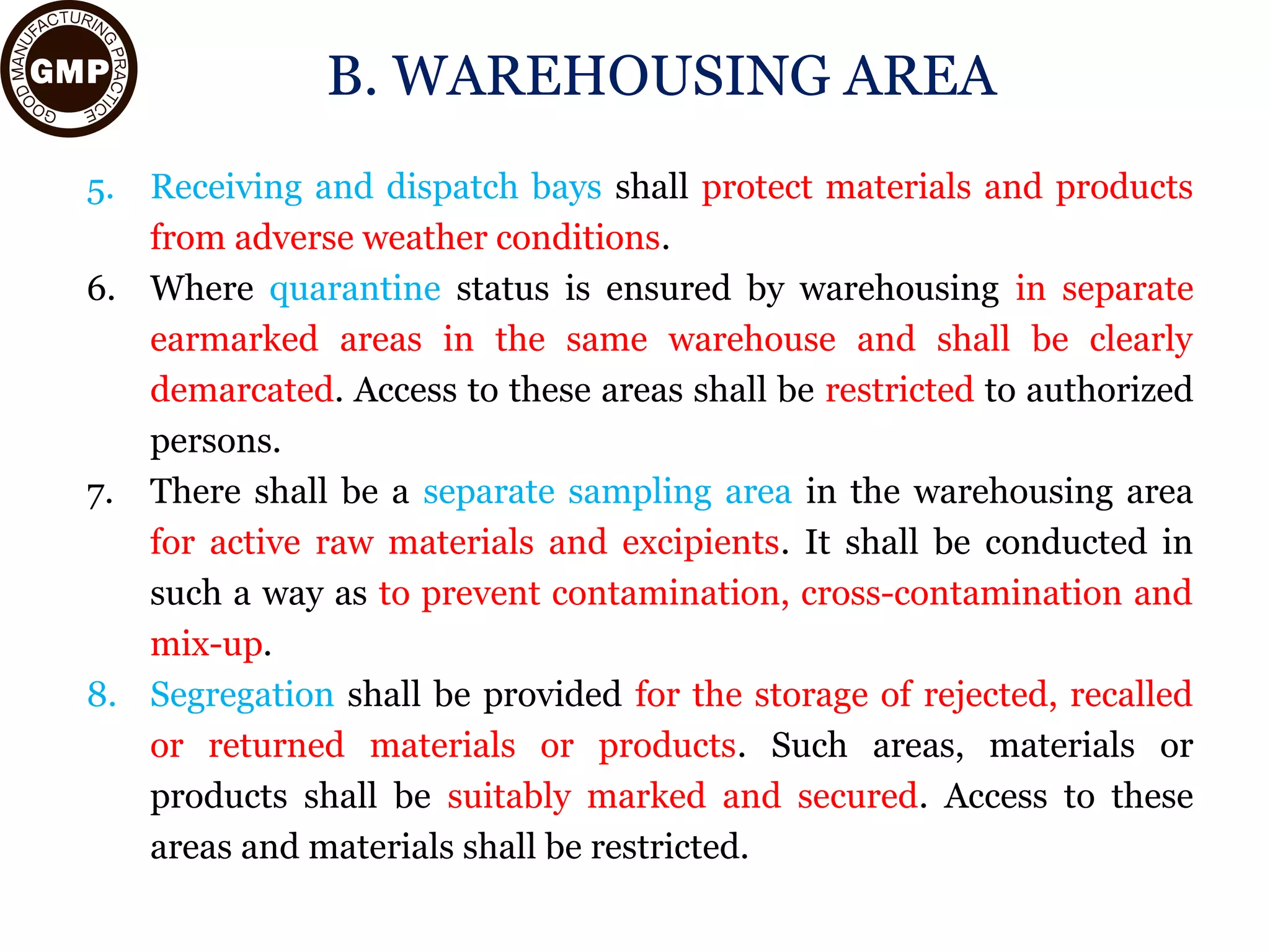 Schedule M drugs and Cosmetics_Good manufacturing practices | PPT