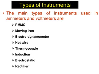 Measurement of Electrical Quantities | PPT