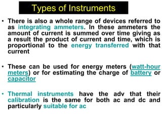 Measurement of Electrical Quantities | PPT