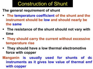 Measurement of Electrical Quantities | PPT