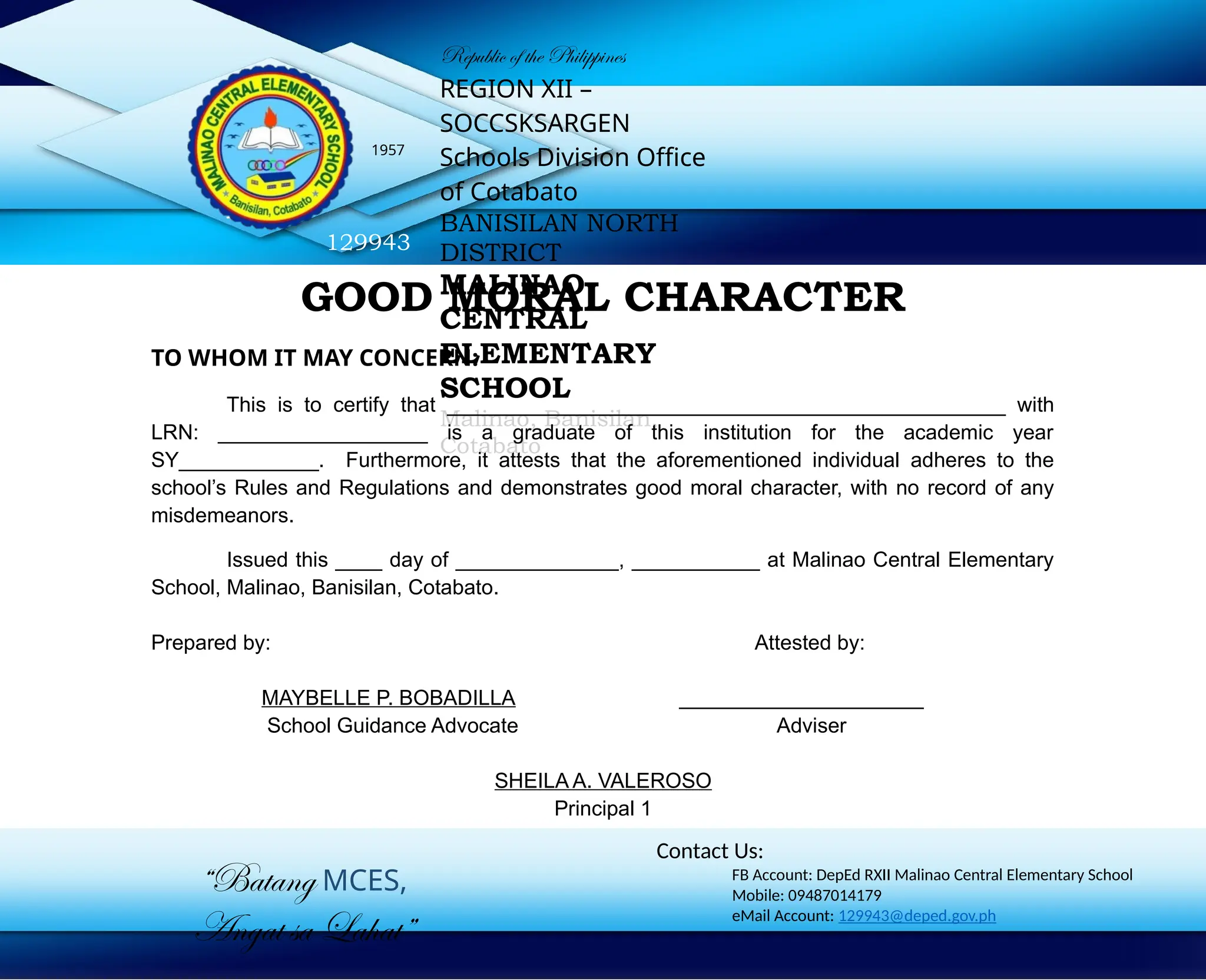 MALINAO CENTRAL ELEMENTARY SCHOOL GOOD MORAL CHARACTER.docx