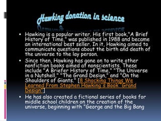 Stephen Hawking | PPTX | Physics | Science