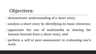Elements of a short storynhbgjhsffydygasdyyuafyuayu | PPT