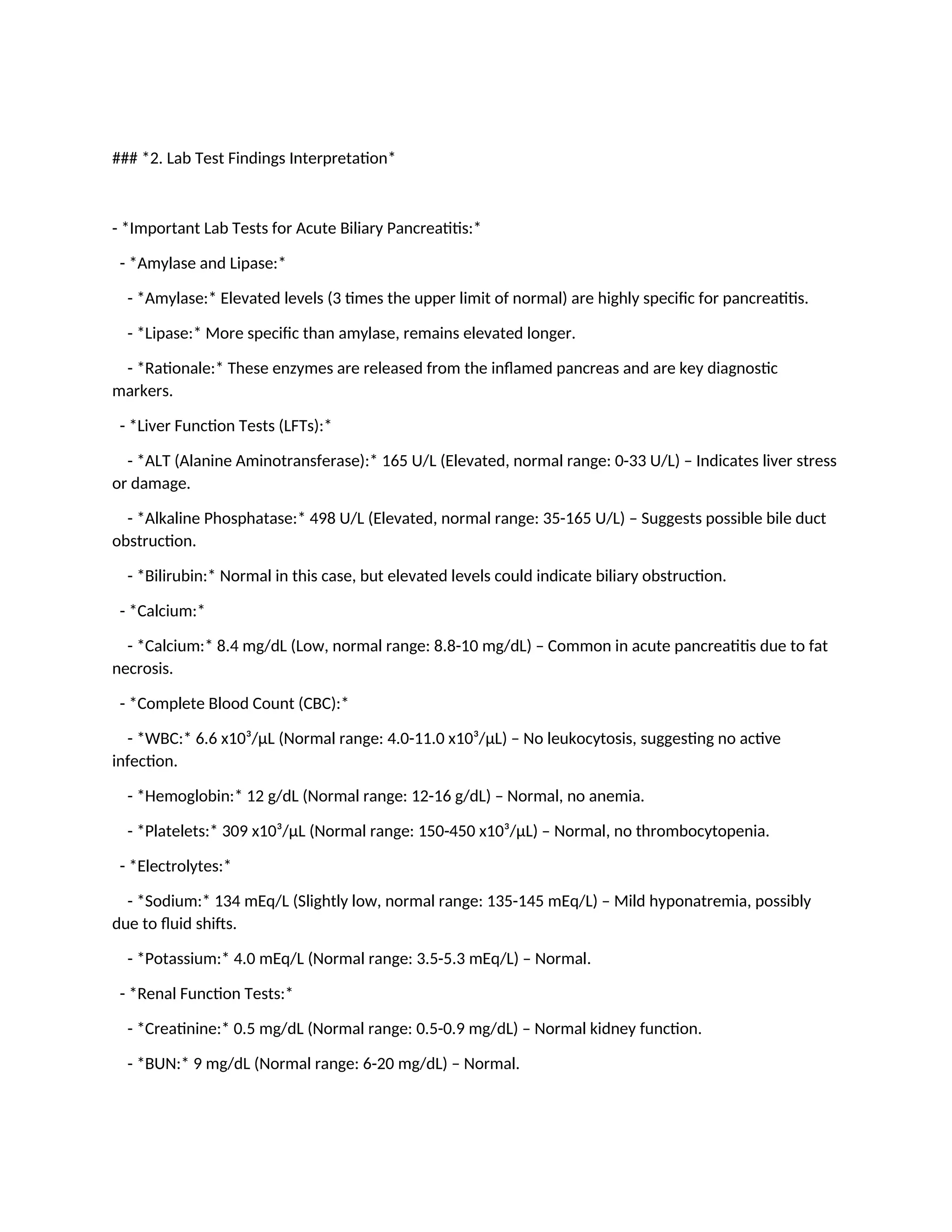 acute biliary pancreatitis by salsabeel | DOCX