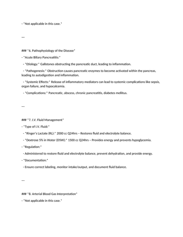 acute biliary pancreatitis by salsabeel | PDF