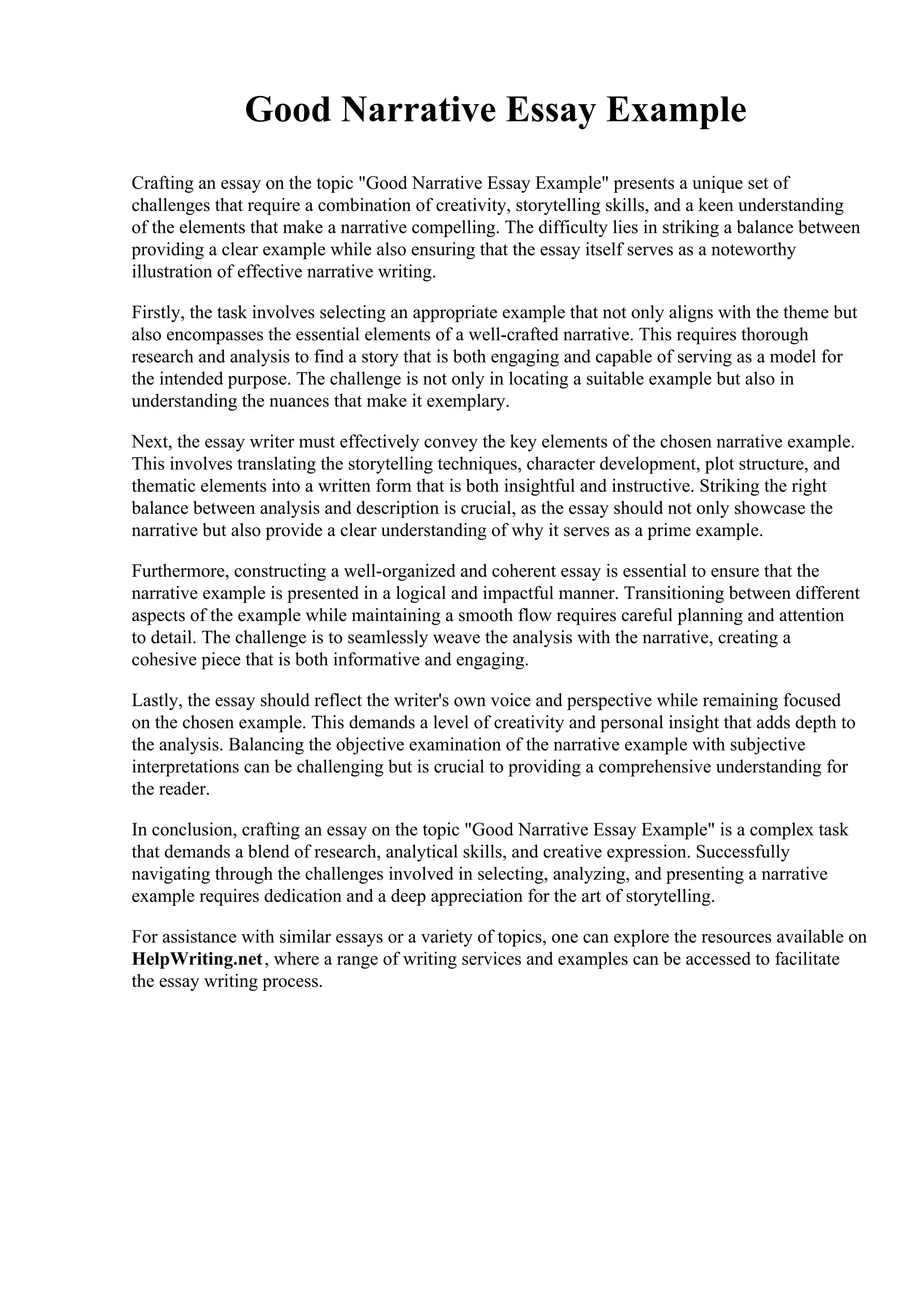 Good Narrative Essay Example.pdf