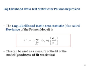 Goodness of fit statistics poisson regression | PPT