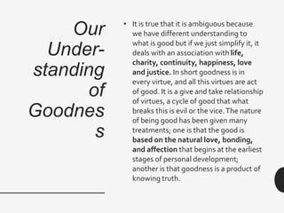 Goodness | PPTX