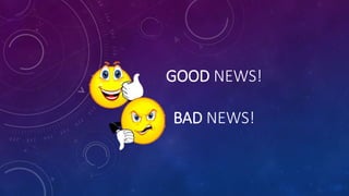 Responding to good and bad news | PPTX