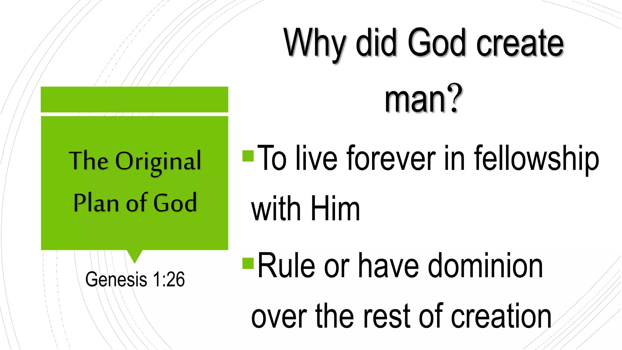 Origin of Life and Destiny of Man | PPTX