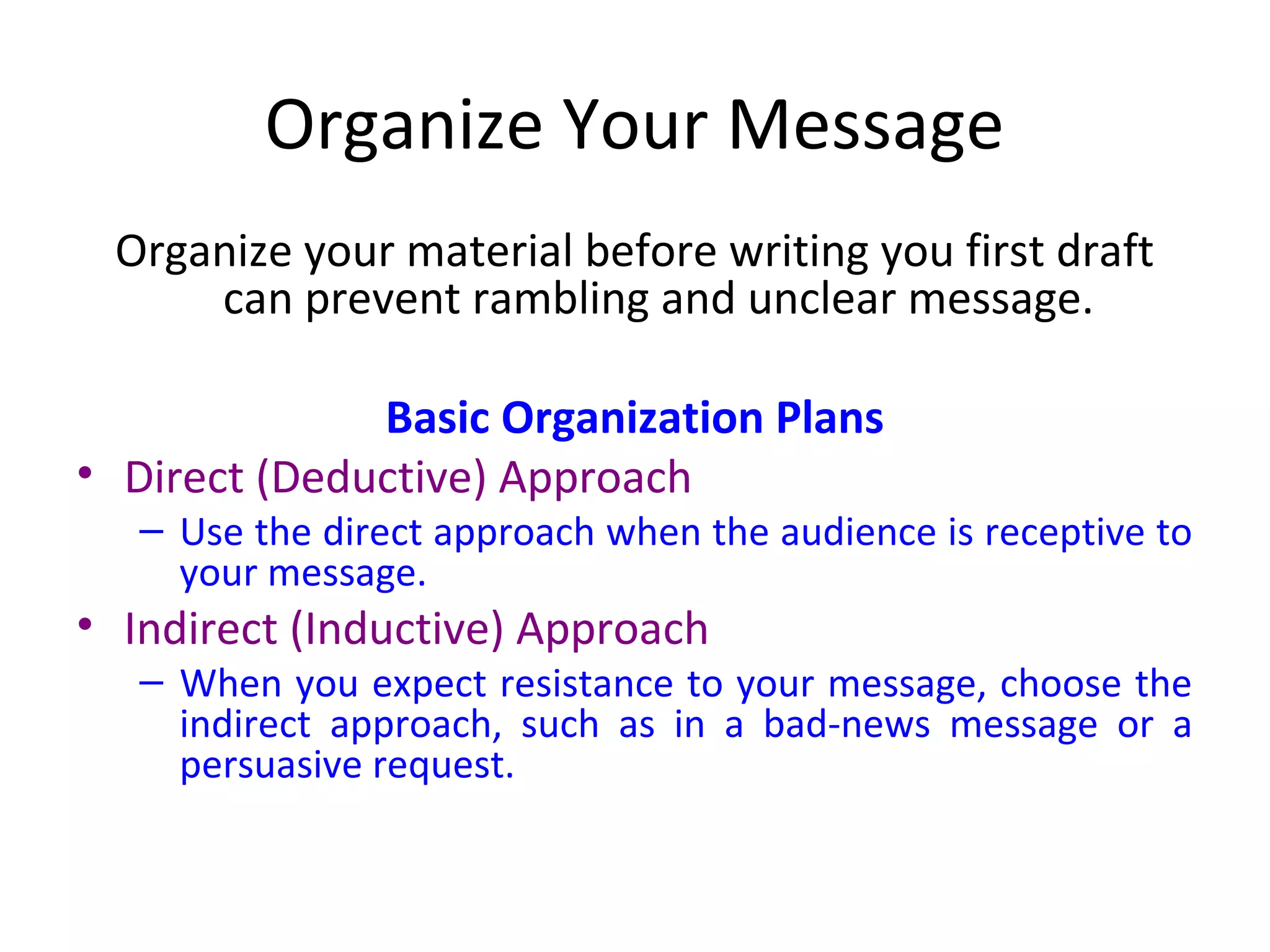 Good news and neutral messages | PPT