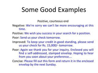 Good news and neutral messages | PPT