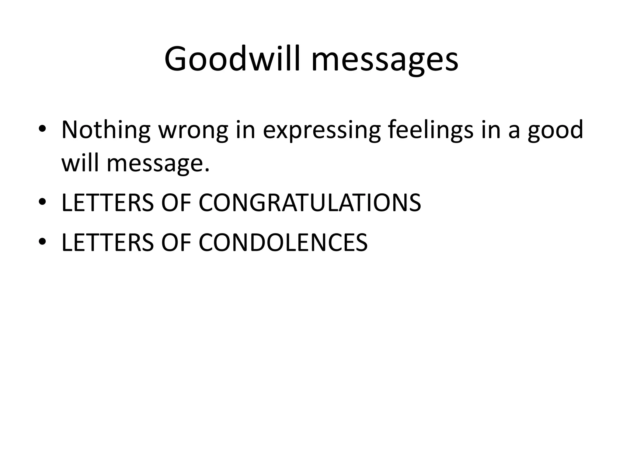 Good news and neutral messages | PPTX