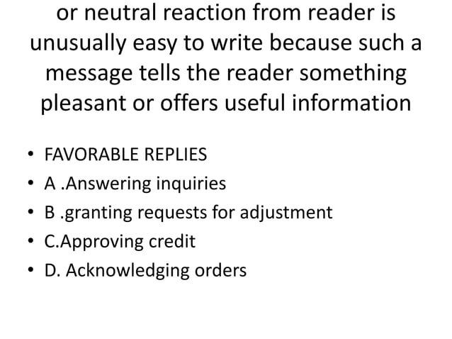 Good news and neutral messages | PPTX