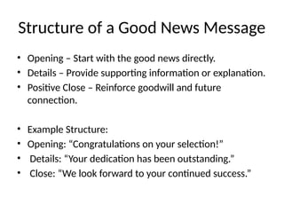 Good_News_Message_Writing (5).pptx COMMUNICATION SKILLS | PPTX