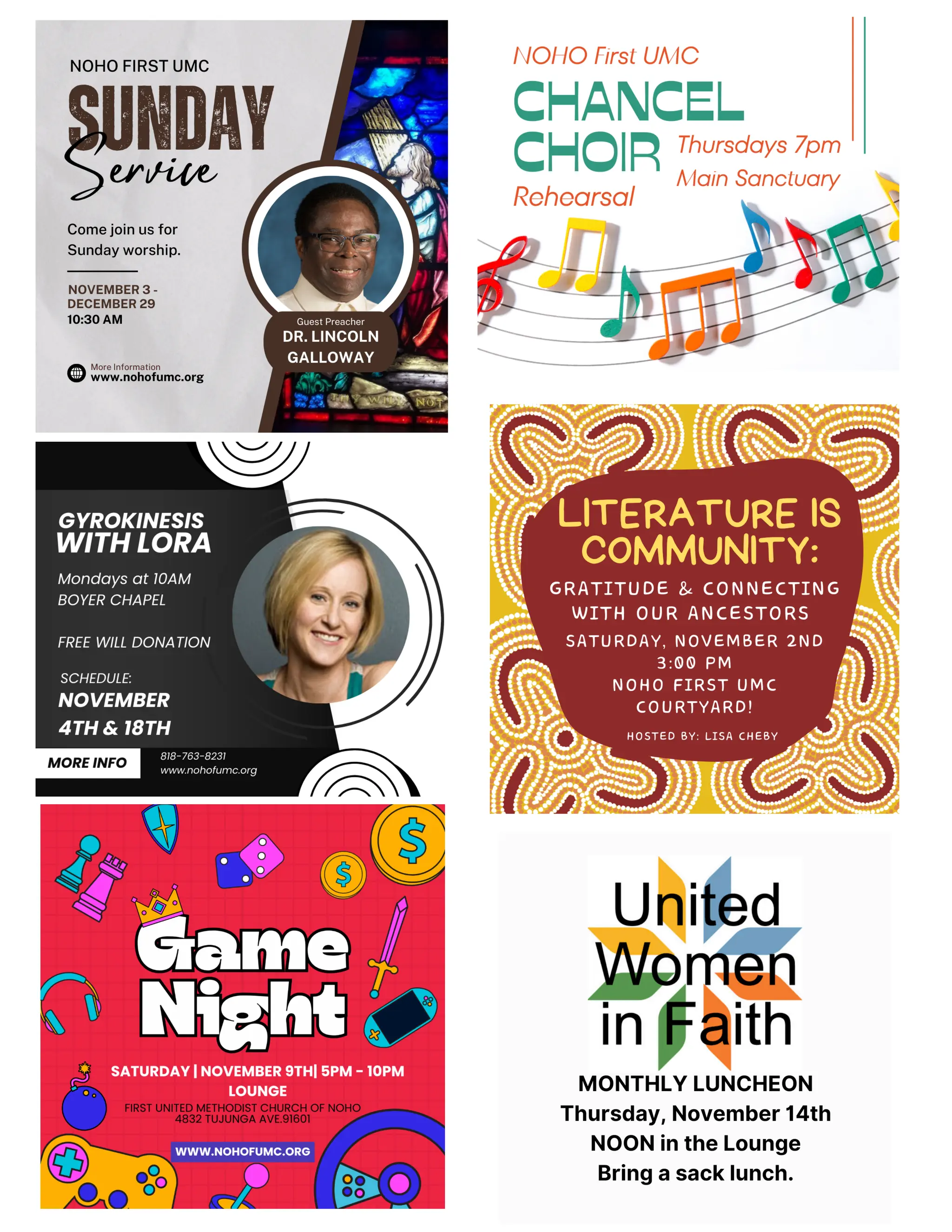 NoHo First UMC Good News Newsletter November 2024 | PDF