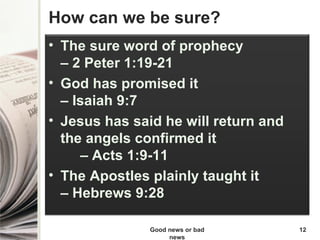 Good News Or Bad News | PPT