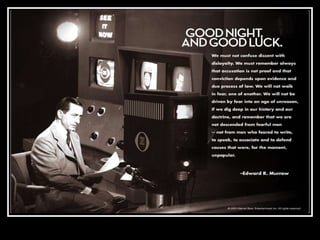 Goodnight and good luck | PPT