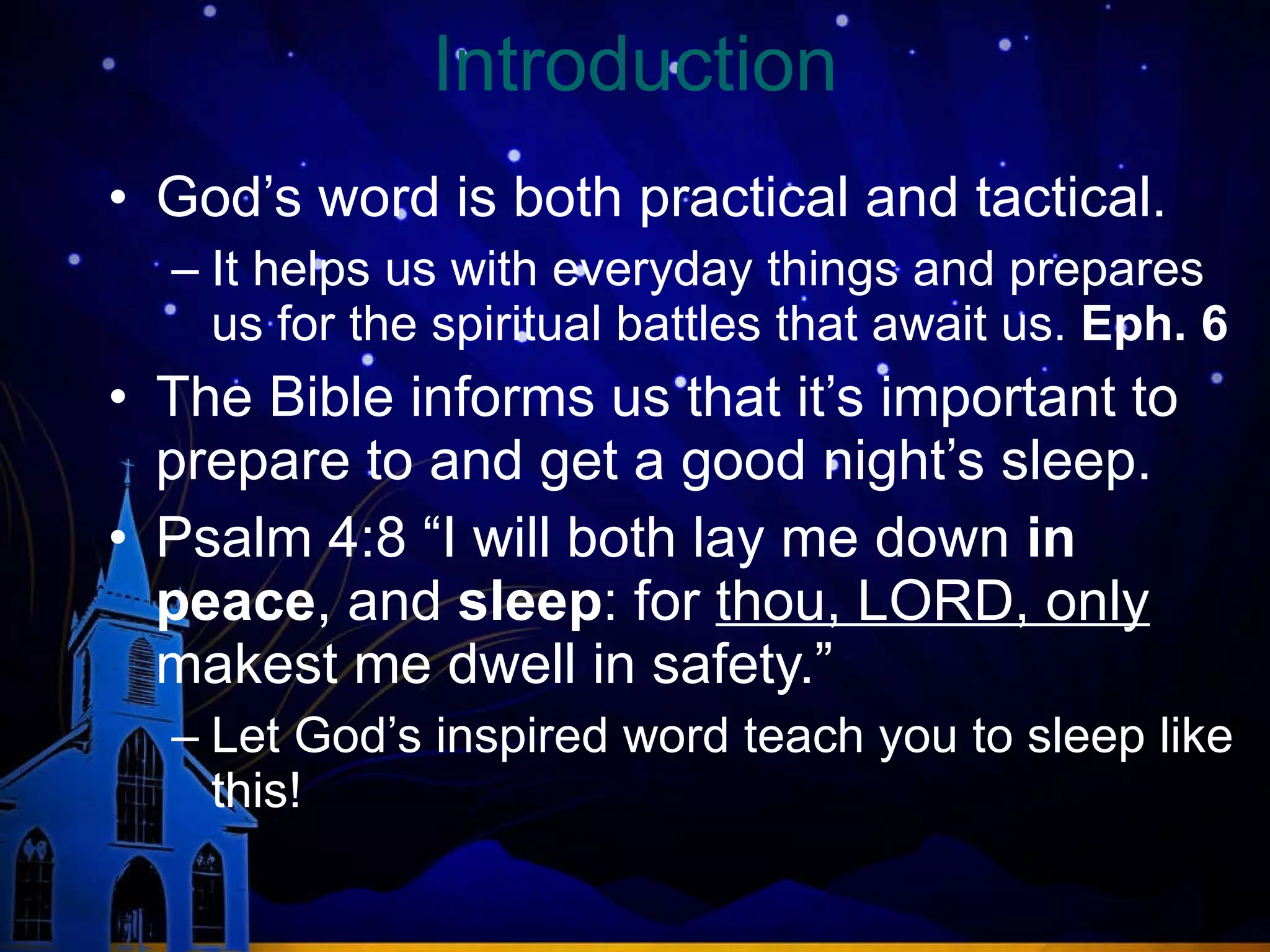 HowToGetAGoodNightsSleep | PPT