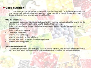 Good nutrition | PPTX